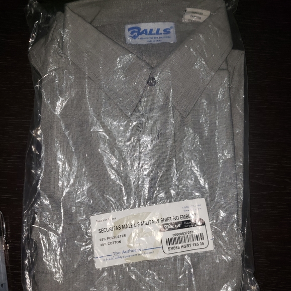 galls | Shirts | Mens Security Military Uniform Shirt Size L | Poshmark